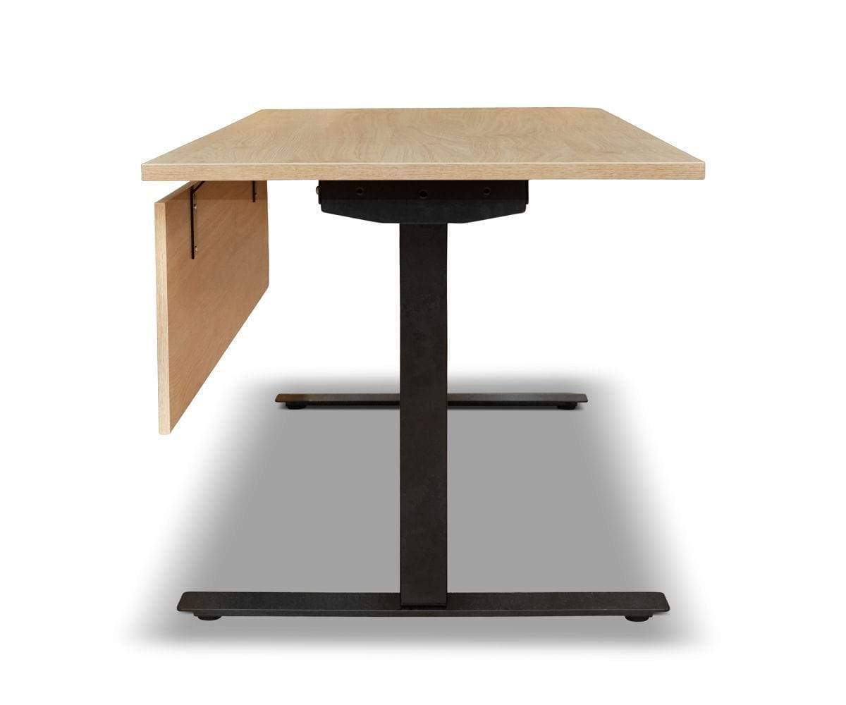 Jensen Sit Stand Desk with Modesty Panel – drinkhint215.com